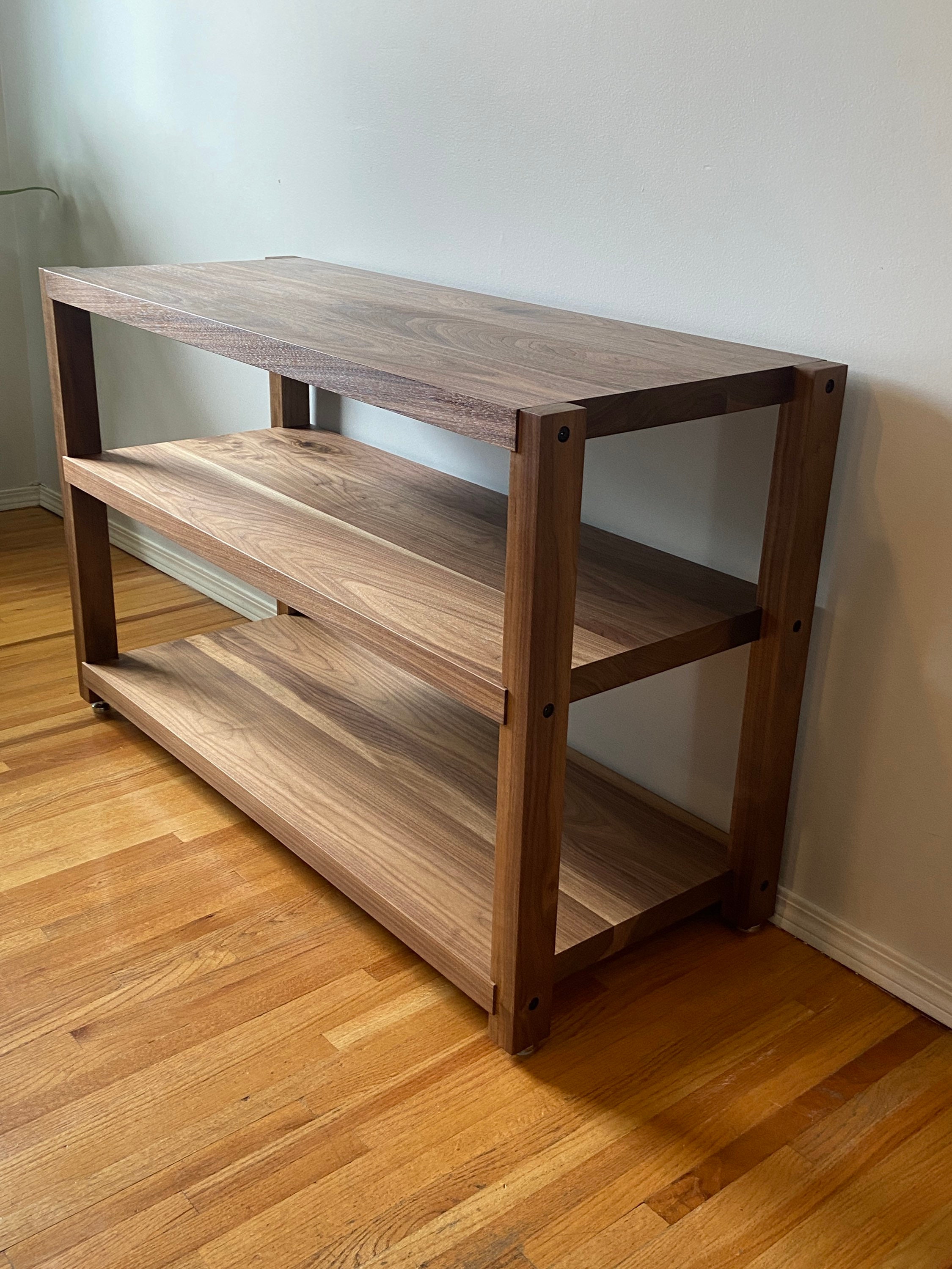 Double-wide 3-tier Flat-pack Audio Rack - Etsy