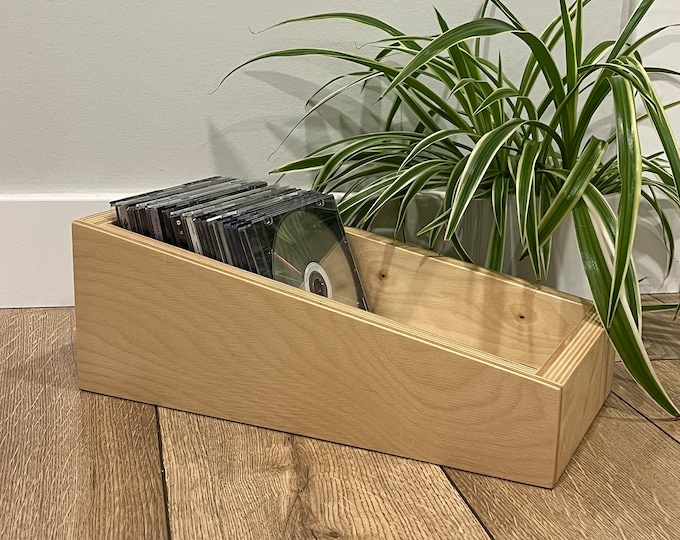 Vintage Napa Valley Wood Storage Display Container or CD Holder With ...