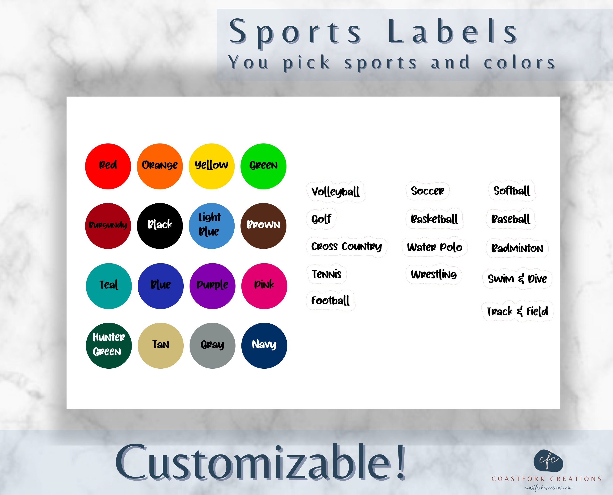Sports Labels - Sport Planner Stickers -ready to Ship - Happy Planner ...