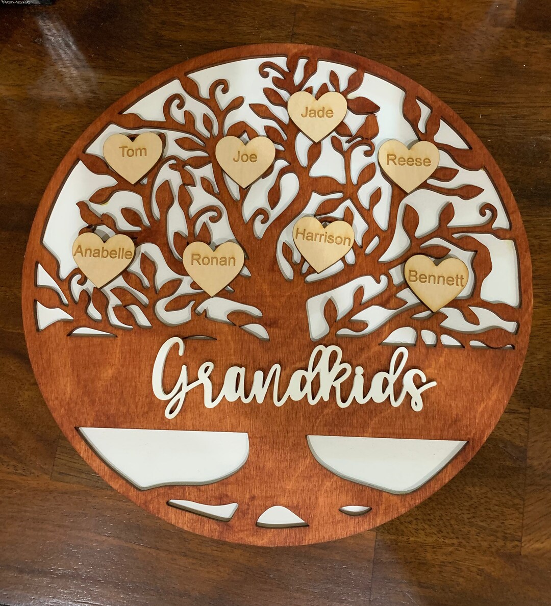 Custom Grandkids Family Tree - Etsy