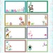 ANIMALS 16 Labels Editable Labels PNG PDF Printable Digital Collage ...