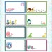 ANIMALS 16 Labels Editable Labels PNG PDF Printable Digital Collage ...