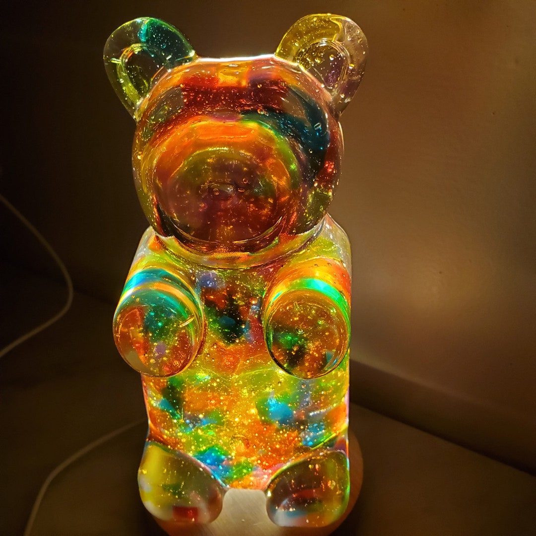 King Gummy Bear Night Light Resin Home Decor Pop Art - Etsy