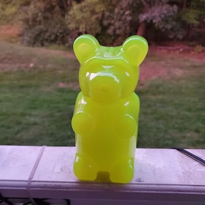 King Size Glow in Dark Gummy Bear - Etsy