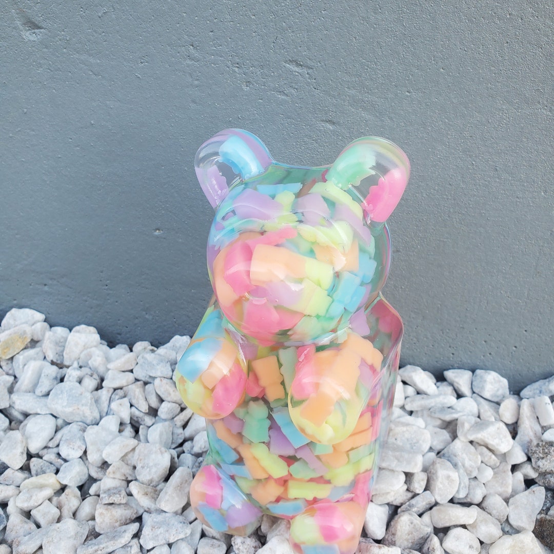 Pastel Rainbow King Gummy Bear Decor - Etsy
