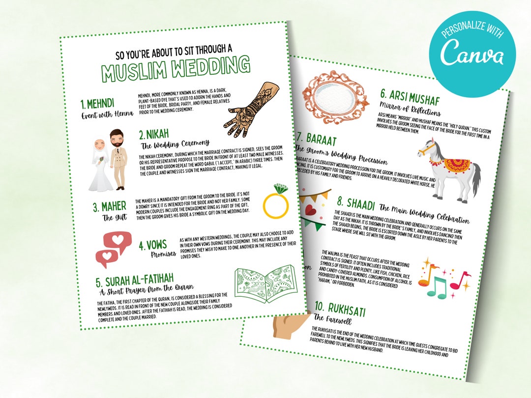 Islamic Wedding Traditions - Muslim Wedding Rituals Explained ...