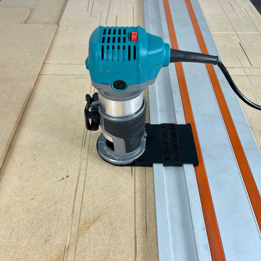 Evolution Track Saw Router Adapter: Makita/katsu Routers + Guide Bush ...