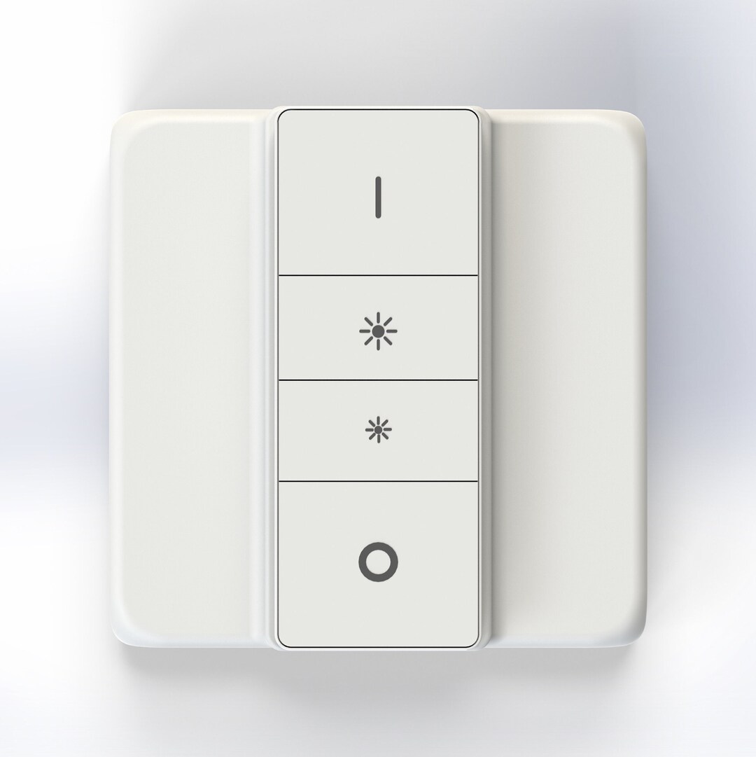Magnetic Philips Hue Dimmer Cover Plate: UK Light Switch - No Screws ...