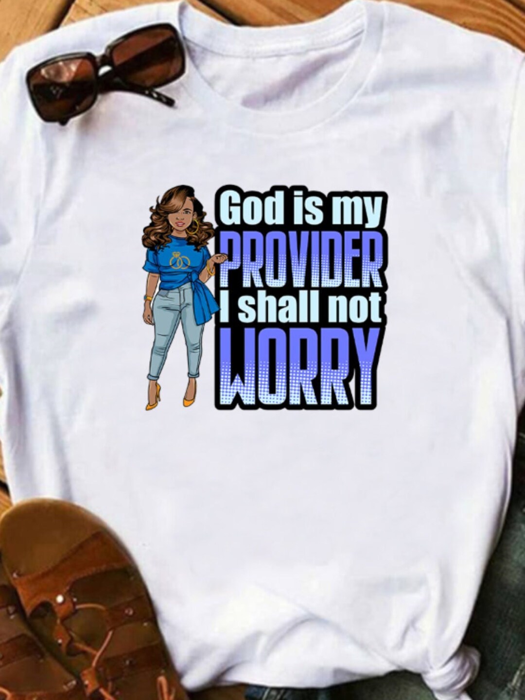 God is My Provider T-shirt Inspirational Tee - Etsy