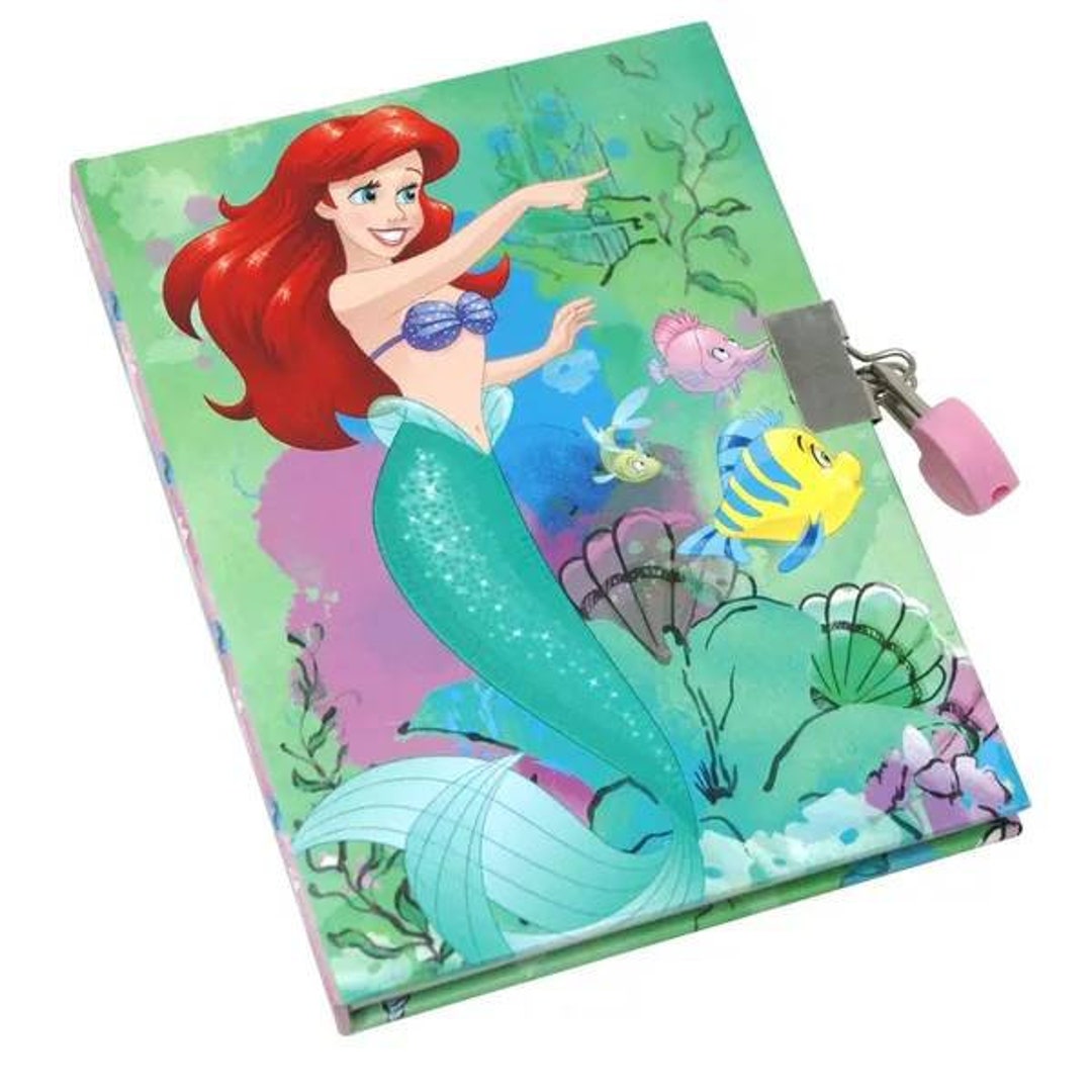 The Little Mermaid Scented Diary Kids Girls Secret Diary With Lock Gift ...