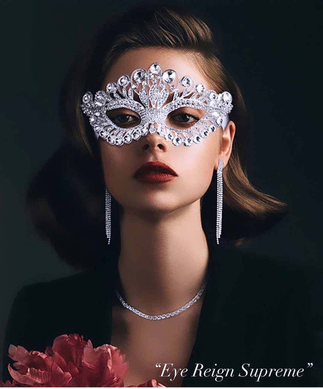 Life’s A Masquerade Rhinestone Bling Vintage Mask Collection - Etsy