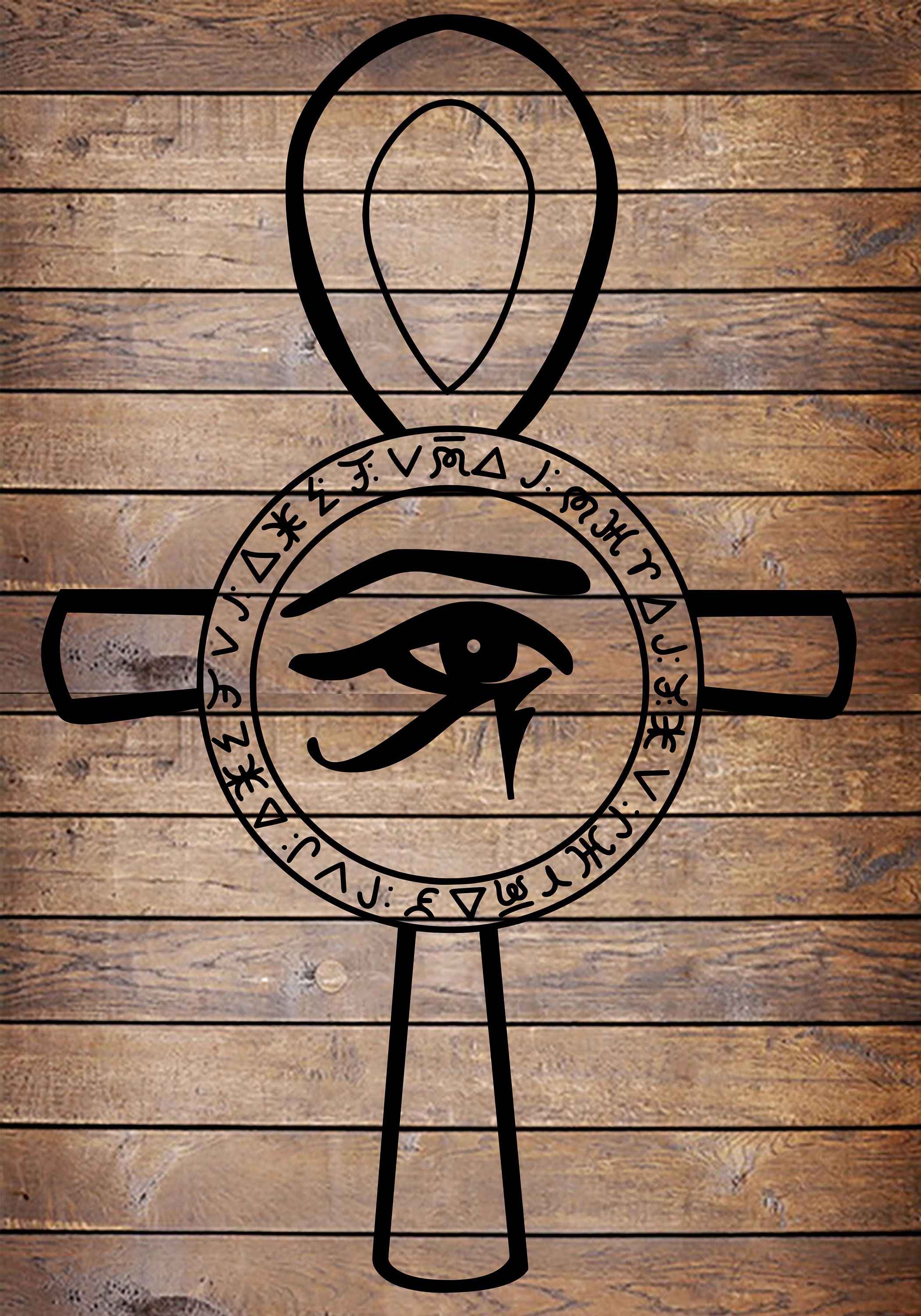 Ankh Egyptian Symbol of Life Stencil (Download Now) - Etsy