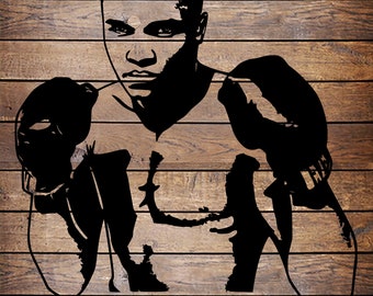 Muhammad Ali Stencil | Etsy
