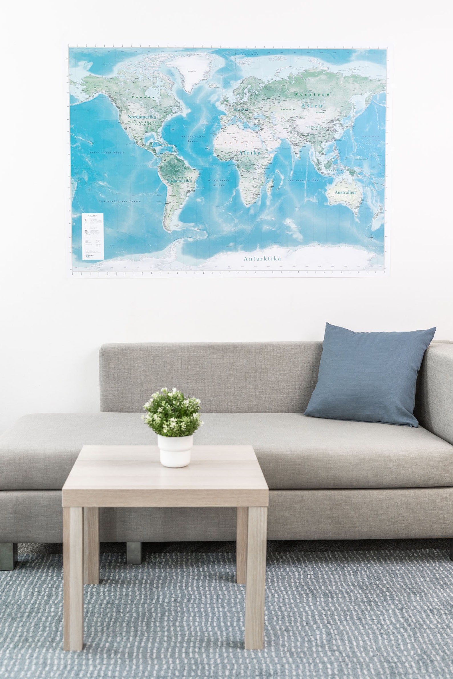 Geometro - Large Current World Map (physical), 140 X 100 Cm, Children's ...