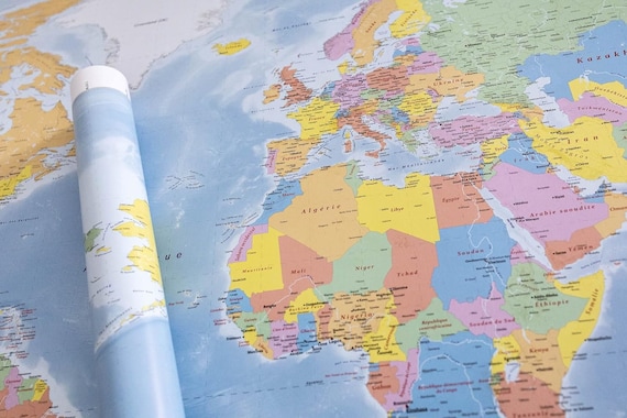 Mapa Del Mundo En Espanol El Mapa De Los Desastres Naturales