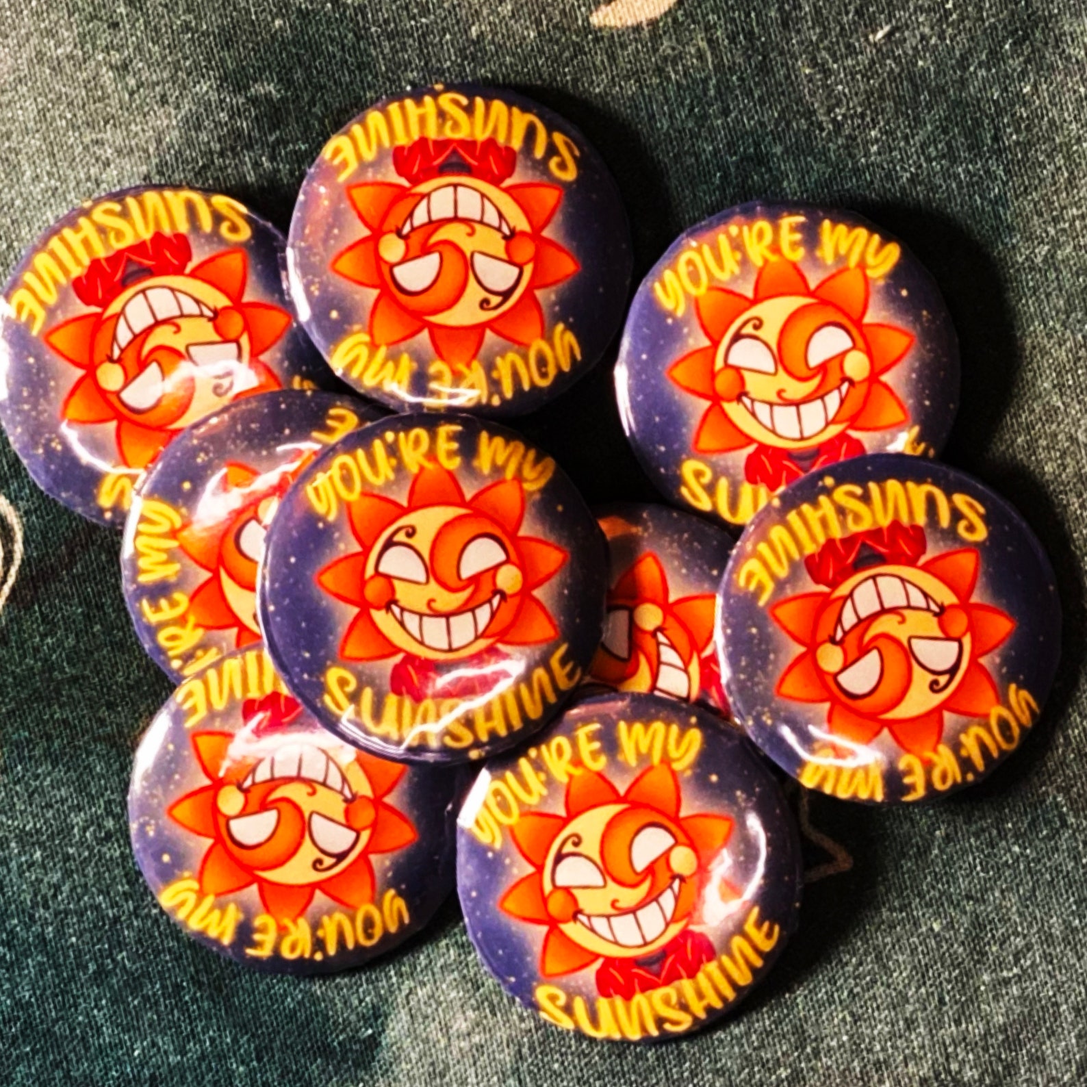 Sunnydrop and Moondrop FNAF Button Badge Set - Etsy