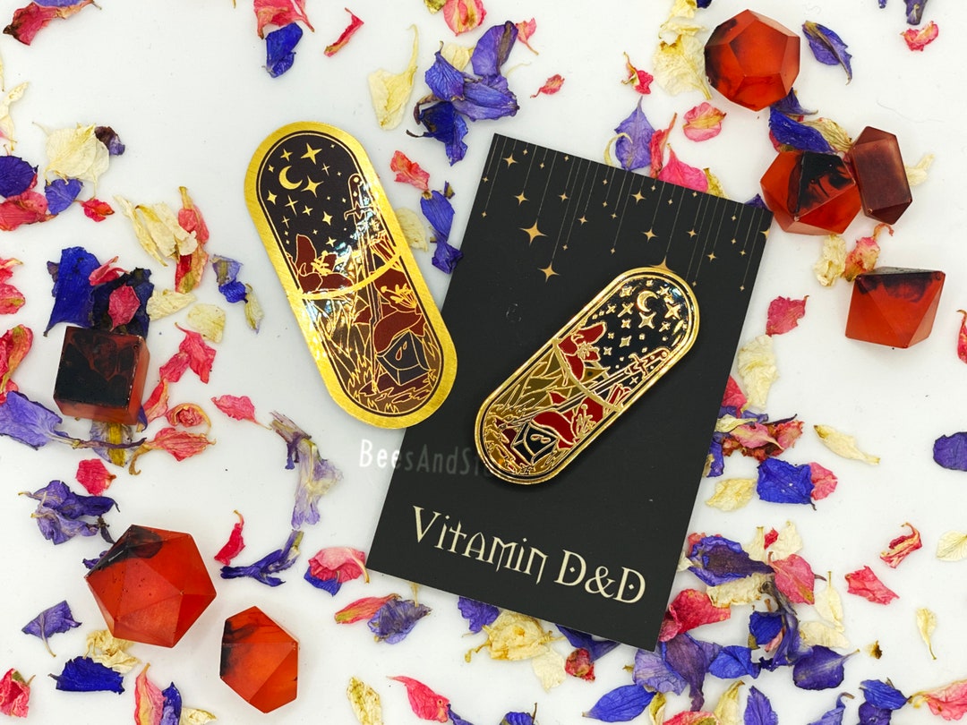 Vitamin Dnd: Bloodhunter Class Enamel Pin and Sticker | Dnd Gifts - Etsy