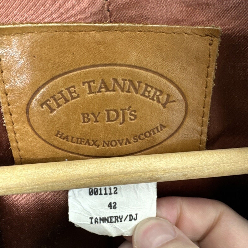 Vintage Tannery Dj’s Men 42 Buttery Suede 80s Brown Leather Bomber ...