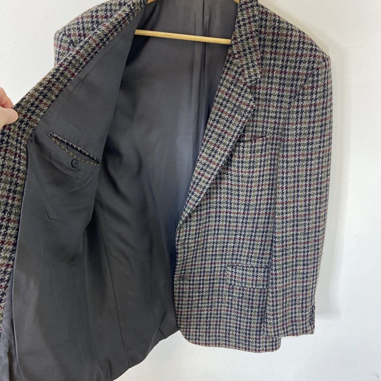 Vintage Harris Tweed Desch Wool Gray Blue Men 46 Blazer Sports Coat Wool - Etsy