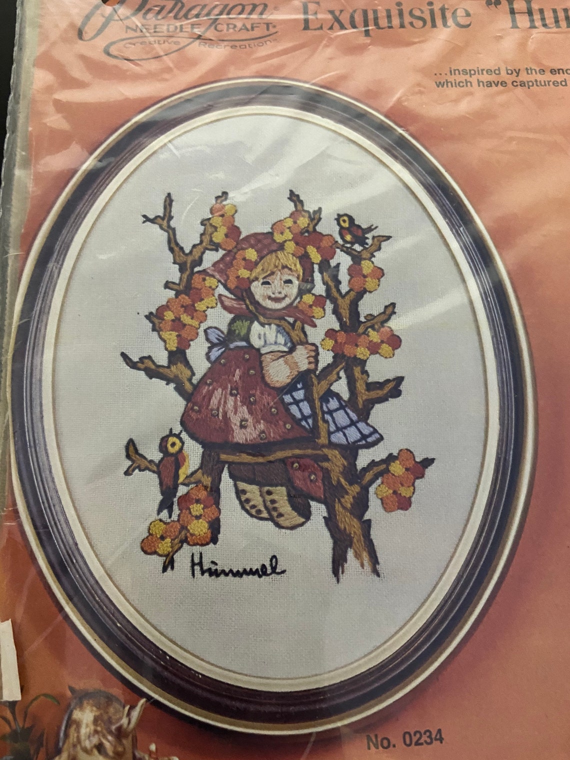 Paragon Needlecraft Kit Hummel Apple Tree Children 0234 9 X 12 - Etsy