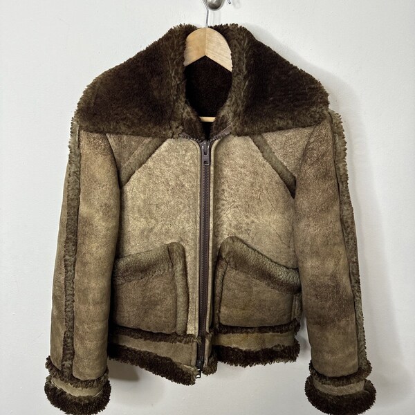 Shearling Jacket - Etsy