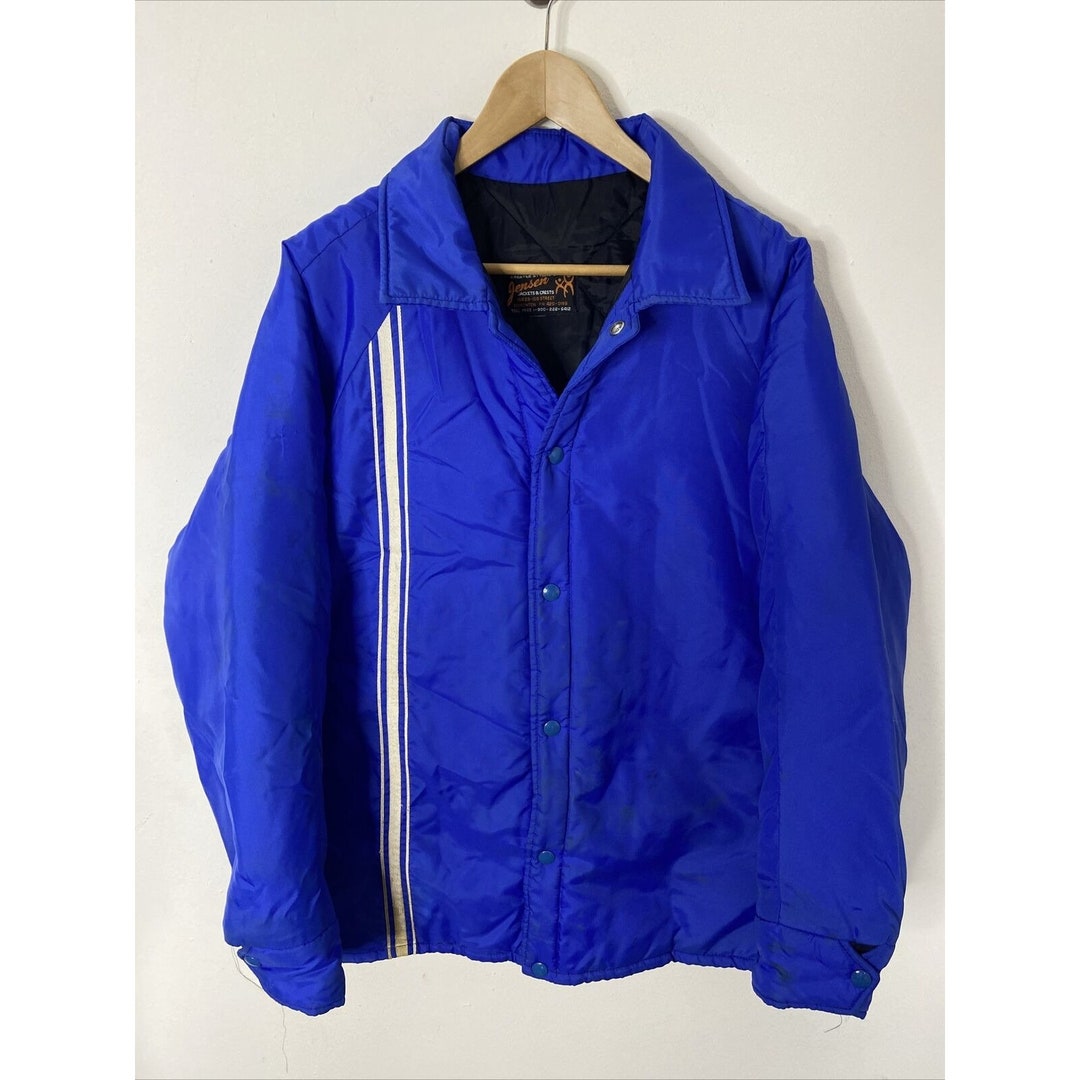 Vintage Jensen Men L 60s 70s Streetwear Insulated Jacket Striped ...