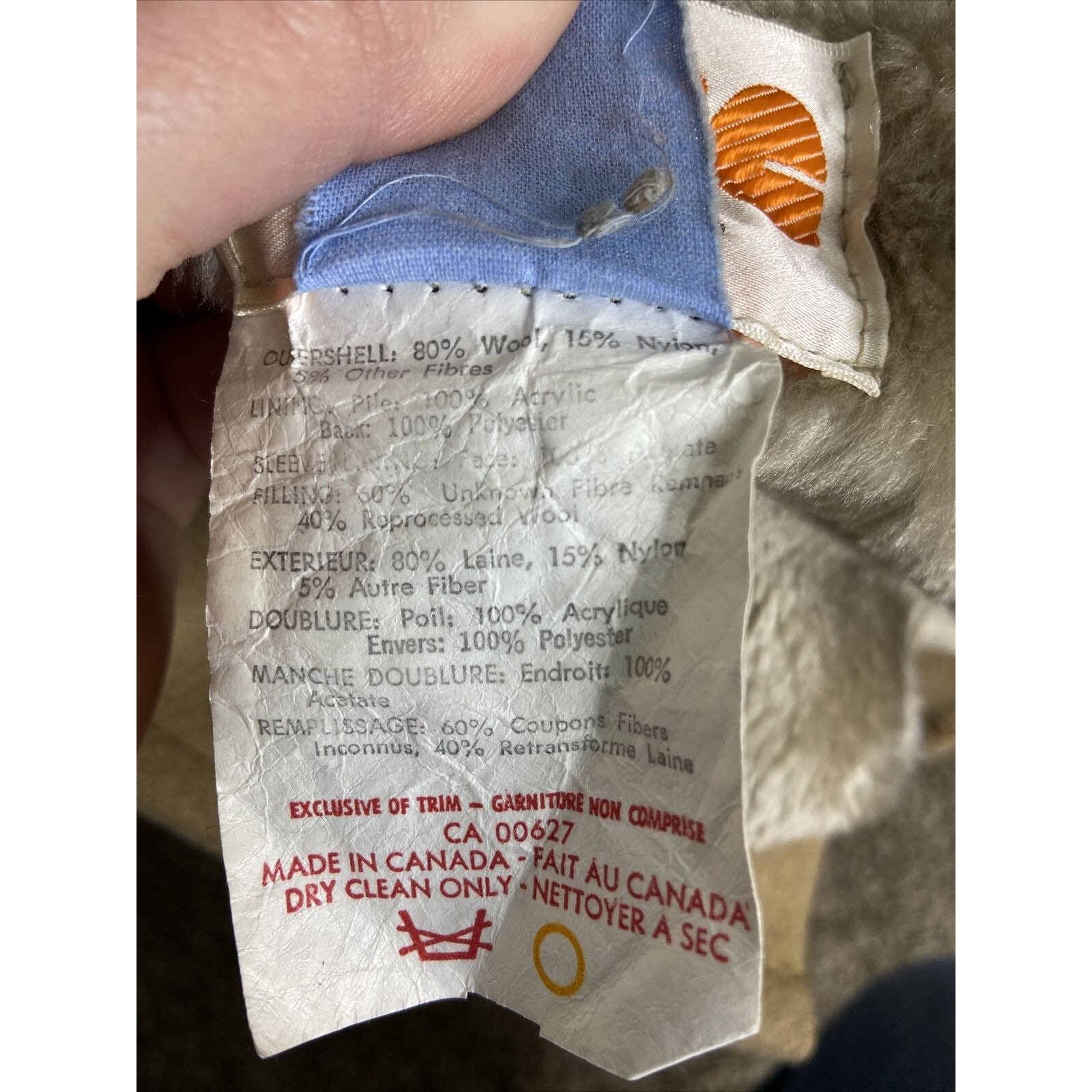 Vintage Simpsons Borg Sherpa Lined Woman 10 M Wool Duffle Coat Toggle ...