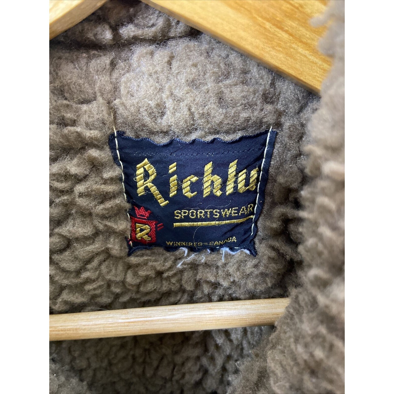 Vintage Richlu Sportswear Men Large Chore Jacket Sherpa Lined 70’s - Etsy