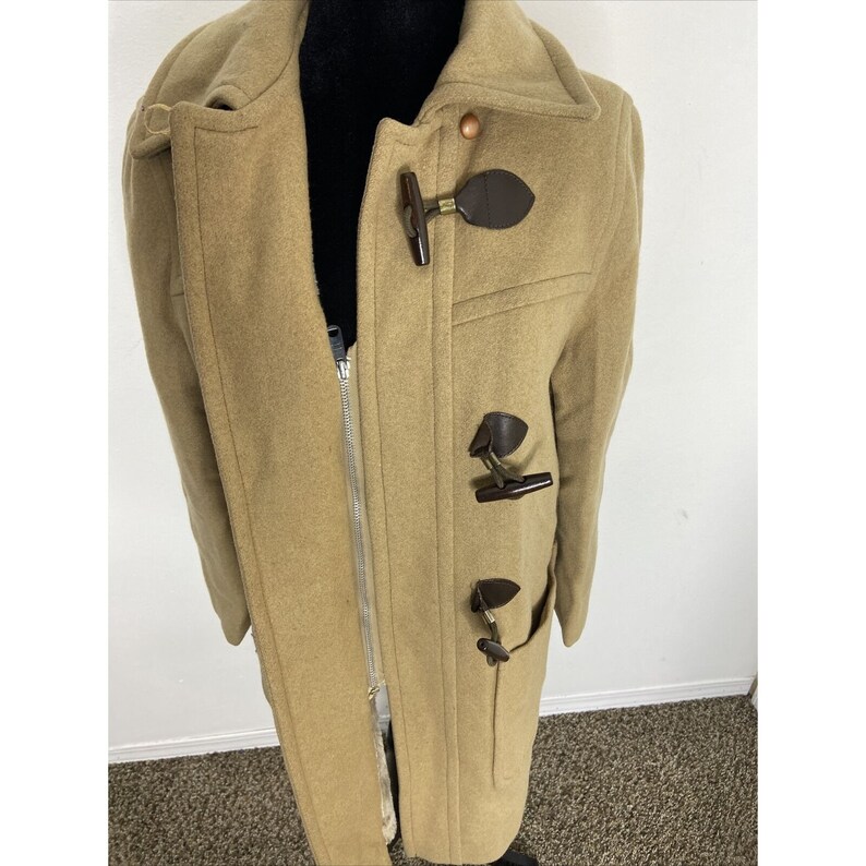 Vintage Simpsons Borg Sherpa Lined Woman 10 M Wool Duffle Coat - Etsy