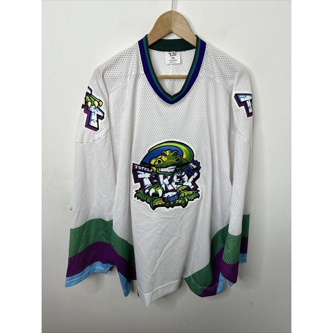 Vintage Tupelo T-rex Men 2XL WPHL AWHL Hockey Jersey RARE - Etsy
