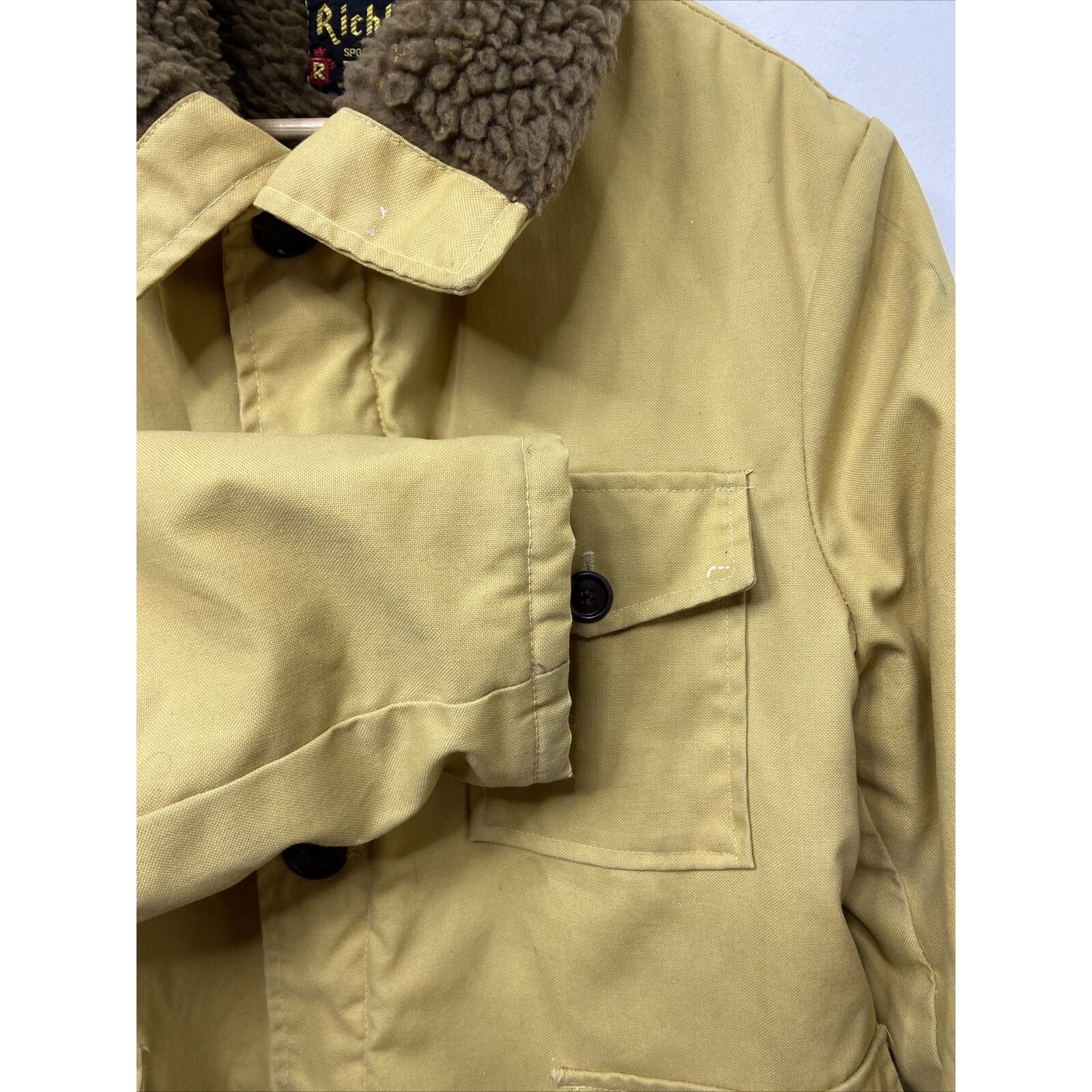 Vintage Richlu Sportswear Men Large Chore Jacket Sherpa Lined 70’s - Etsy
