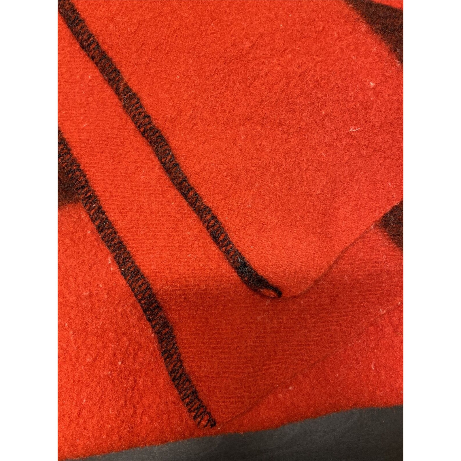 Vintage Trapper Point Blanket Wool Red Stripped Camp Stadium 68X45 - Etsy