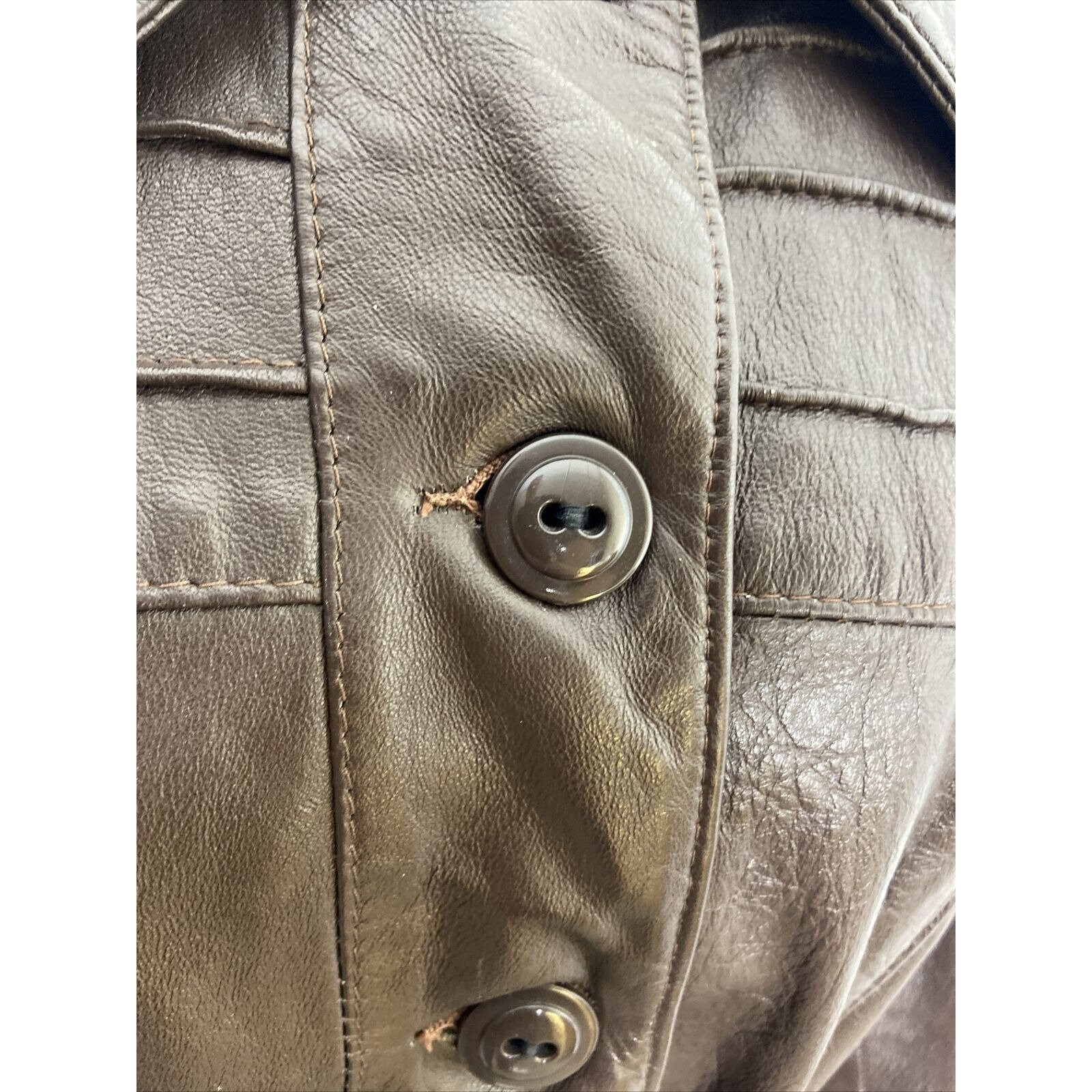 Sears Quebec Woman M/L 70s Brown Leather Chocolate Coat Lined - Etsy