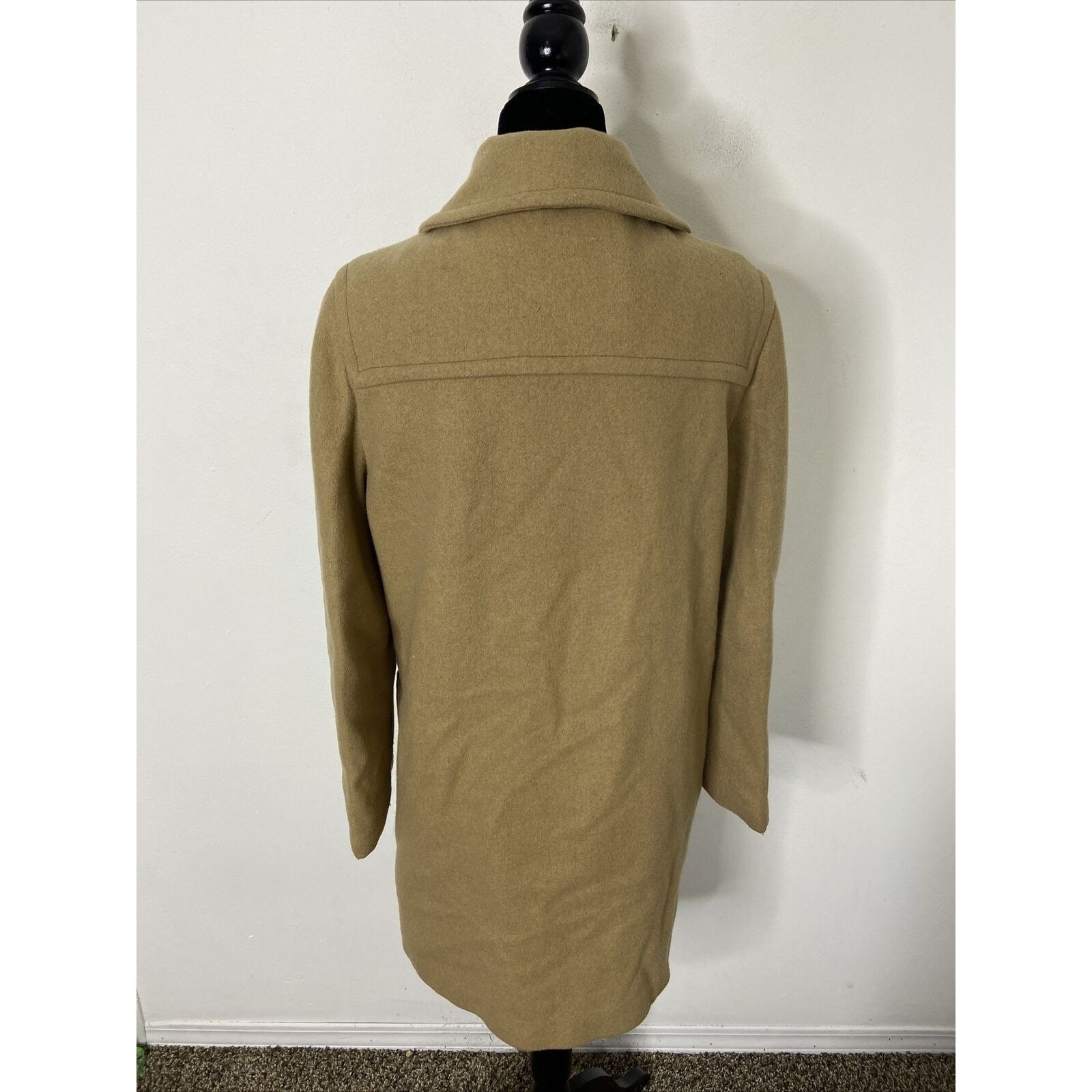 Vintage Simpsons Borg Sherpa Lined Woman 10 M Wool Duffle Coat Toggle ...