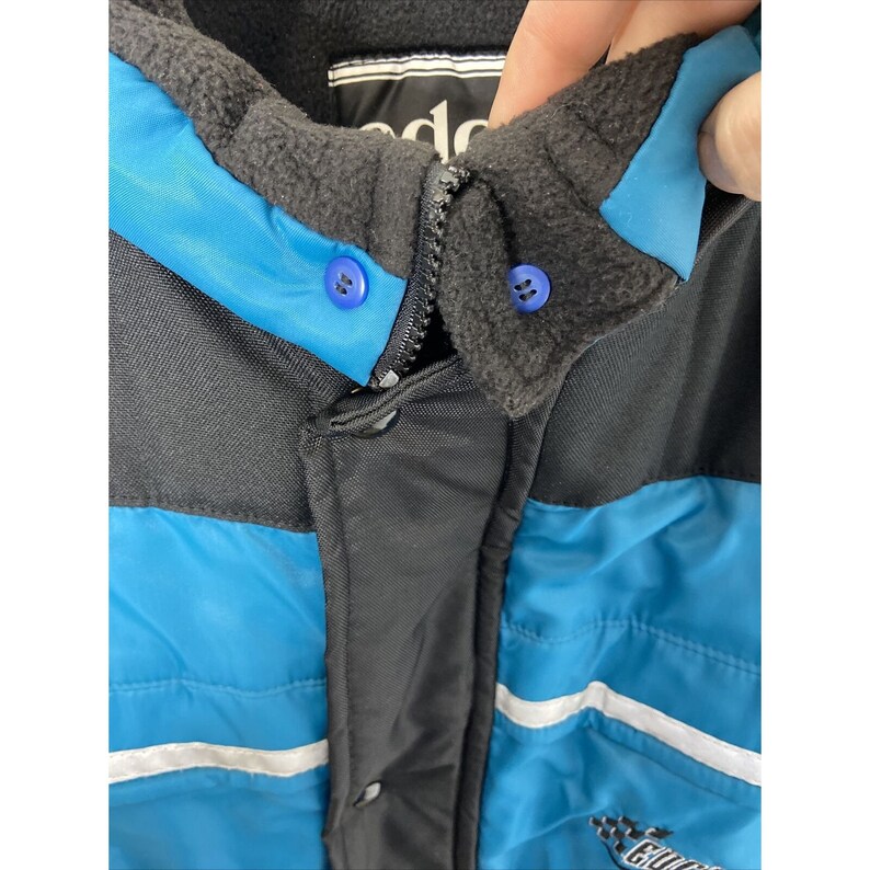 Edco Racing Motorsport Vintage Blue Jacket Men M Ski Snowboard ...