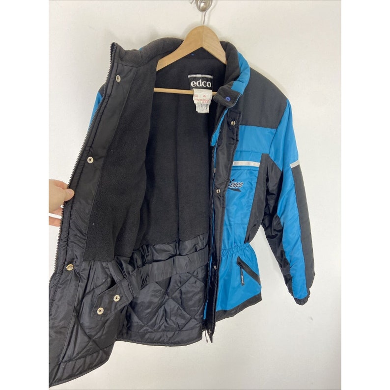 Edco Racing Motorsport Vintage Blue Jacket Men M Ski Snowboard - Etsy