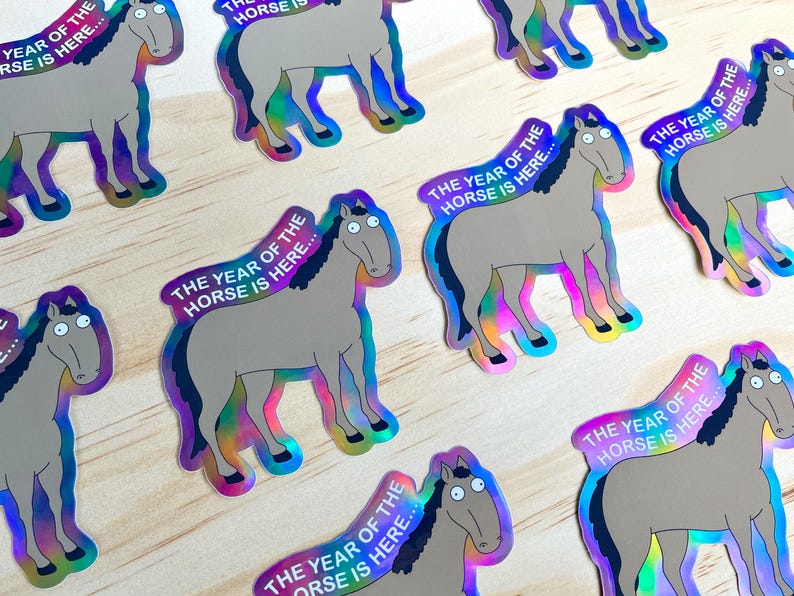 Luna New Year of the Horse Family Guy Meme Funny Sticker - Etsy