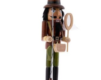 Fishing Nutcracker - Etsy