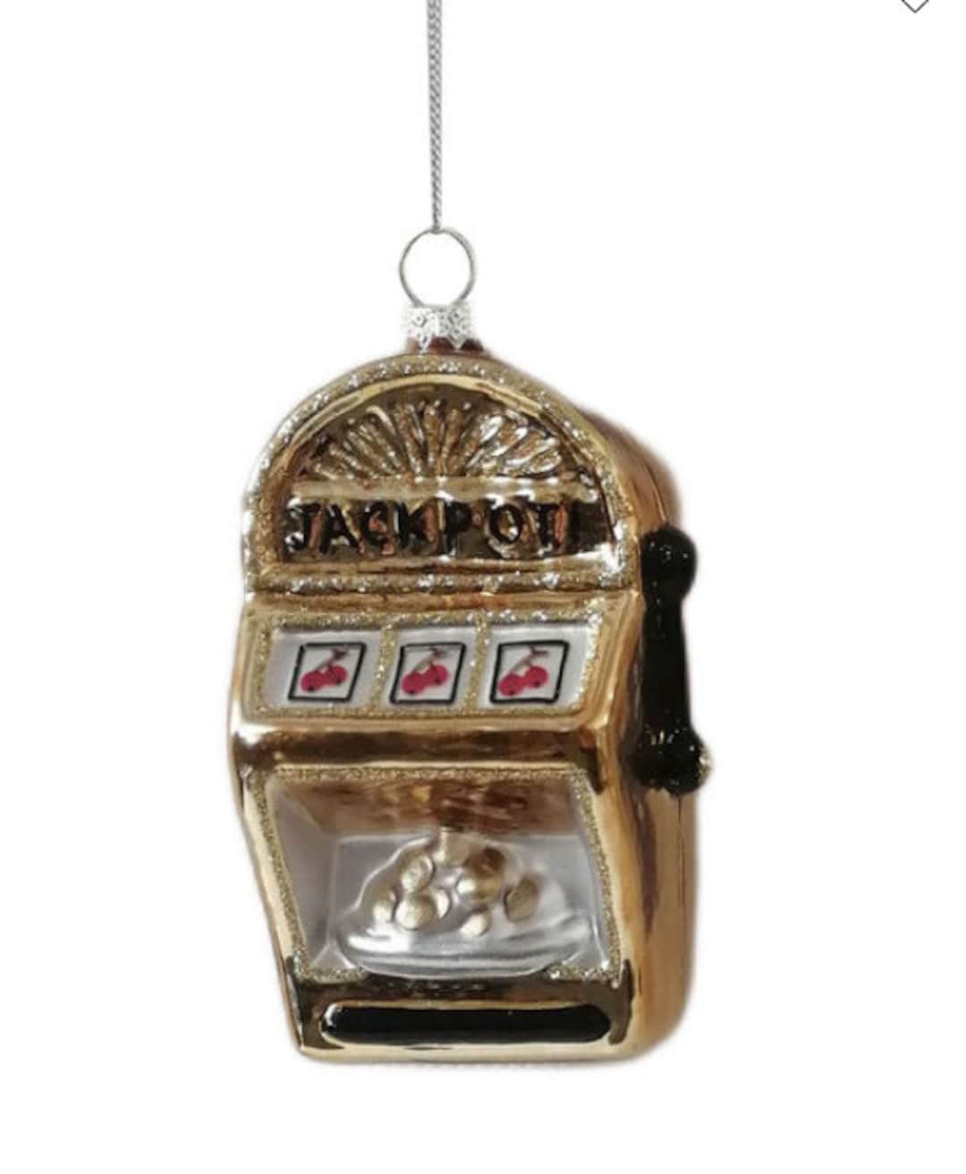 Slot Machine Casino Christmas Ornament Embellishment - Etsy