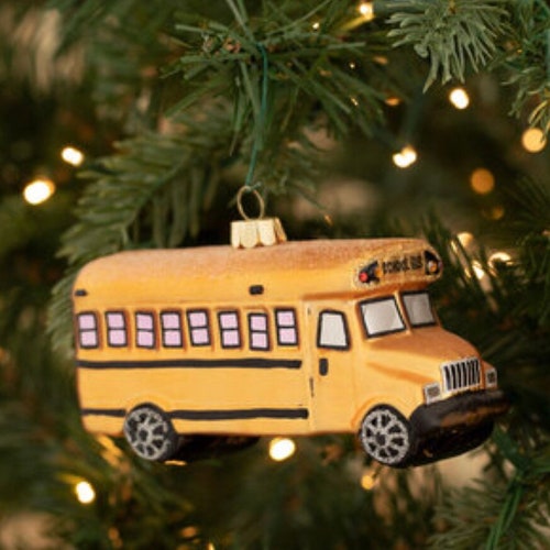 Personalized School Bus Driver Christmas Ornament School Bus - Etsy