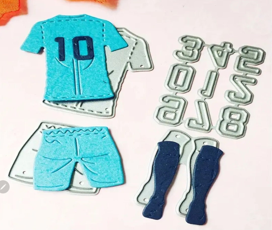 Uniform Soccer Football Metal Die Cuts - Etsy