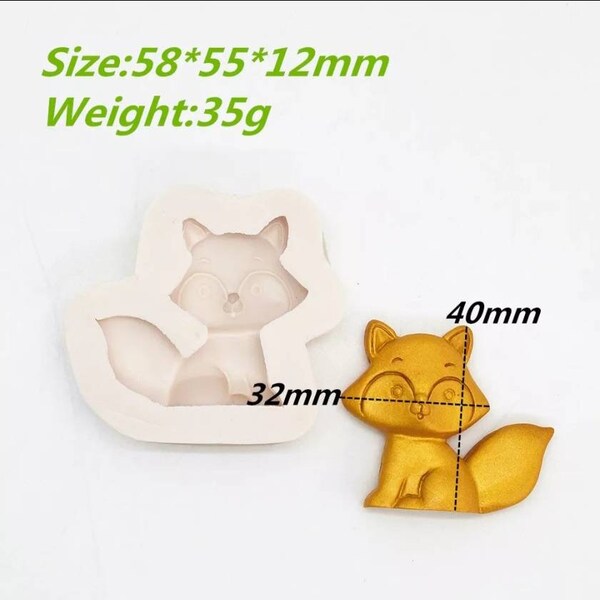 Clay Fox Cake Topper - Etsy