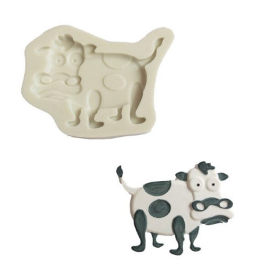 Cow mold farm animal Mold cow fondant mold cow chocolate mold | Etsy