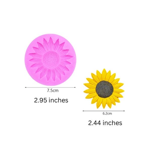 Sunflower Chocolate Mold - Etsy