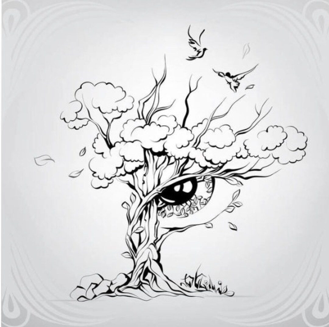 Abstract Tree Eye Clear Stamp Texture for Polymer Clay - Etsy