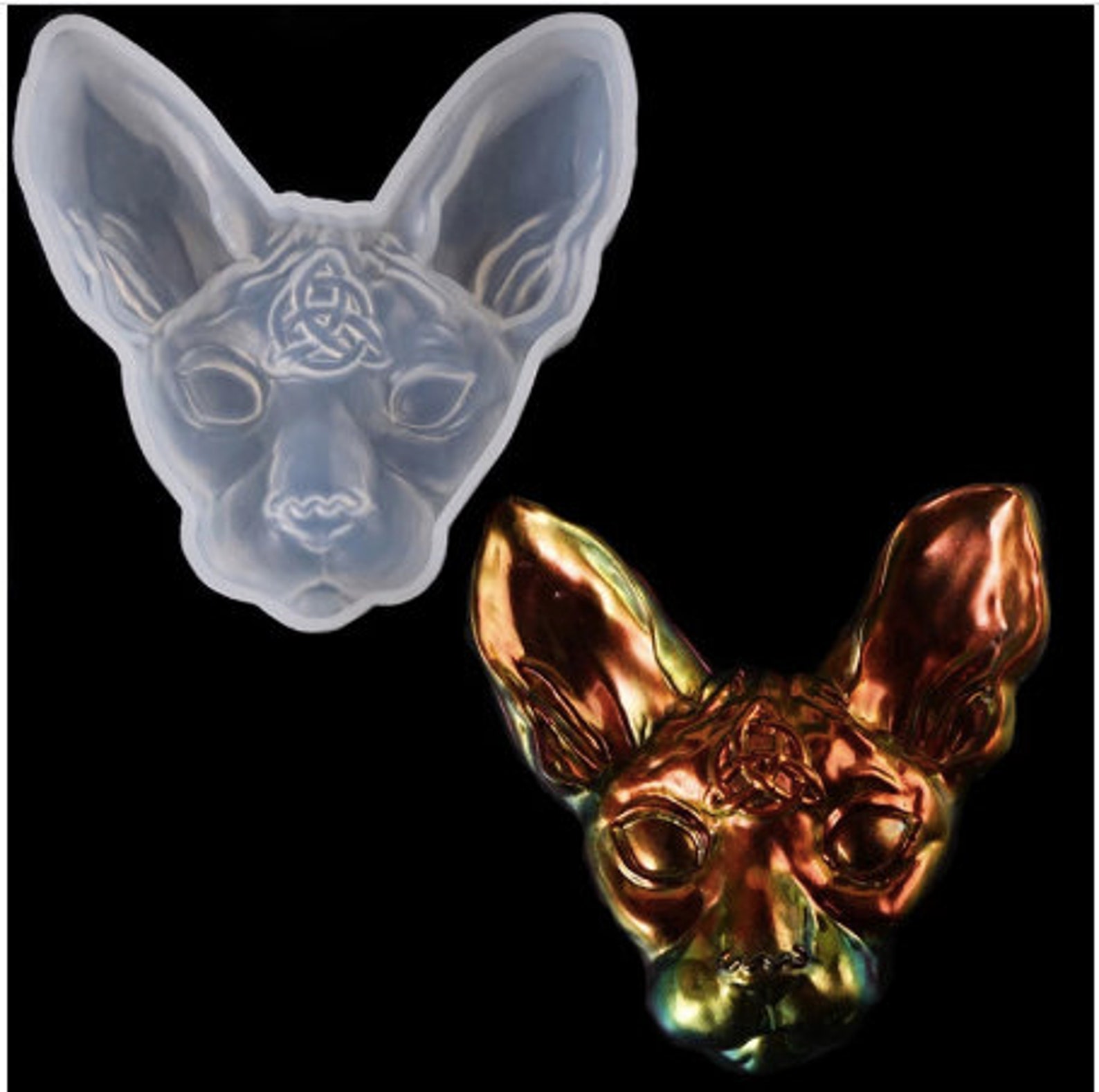 Cat mold devil cat mold Halloween mold haunted house mold | Etsy