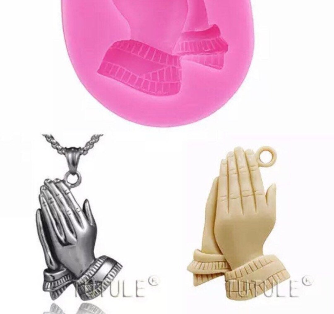 Praying Hands Pray Prayers Sympathy Silicone Mold Resin - Etsy