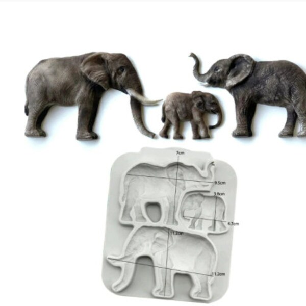 Elephant Mold - Etsy