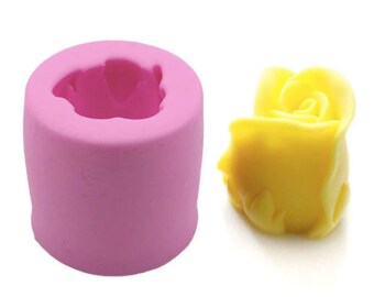 Mini Rose Bud Mold Rose Silicone Mold 3 Cavities Petals - Etsy