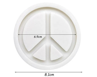 Peace Sign Chocolate Mold - Etsy